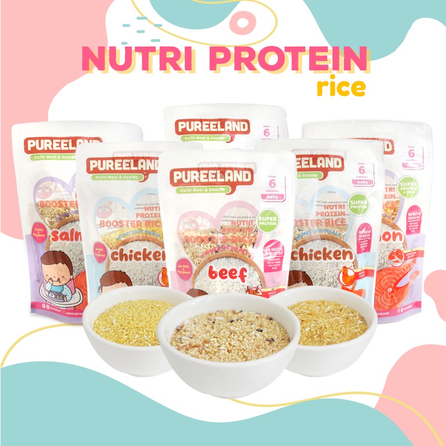 Jual Pureeland Nutri Protein BB Booster Rice / Beras Nutri Protein BB ...