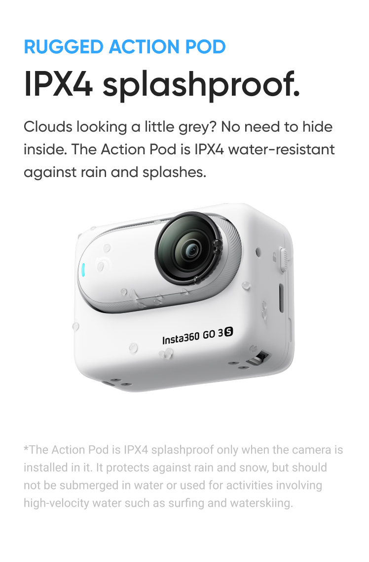 Jual Insta360 GO 3S Tiny Action Camera 4K UltraHD Waterproof | Shopee Indonesia