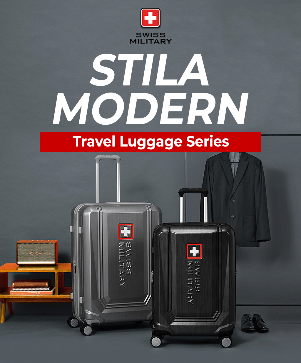 Jual Swiss Military Koper Stila Dark Gray - Koper Kabin 20 inch ...
