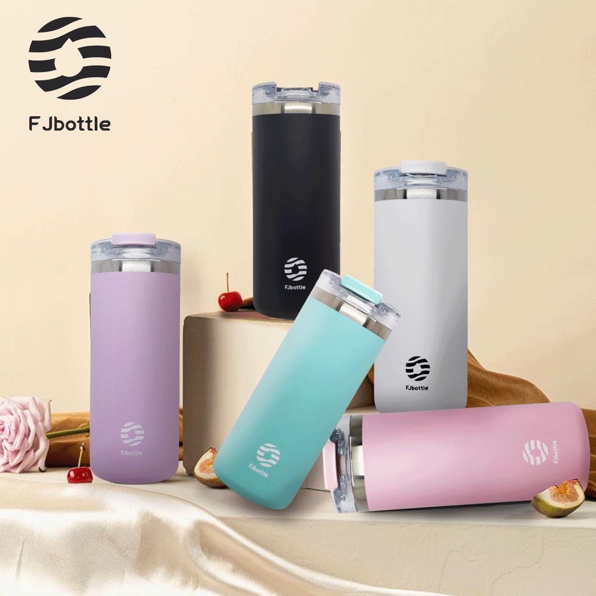 Jual FJbottle - SR2033 Botol Minum Stainless Steel Tumbler Kopi 591ml ...