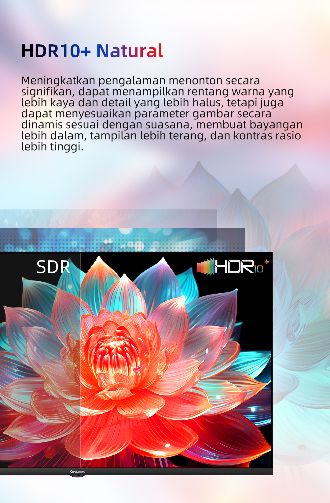 Jual Changhong QLED TV 32 inch HD Dolby Audio Google Play Netflix ...