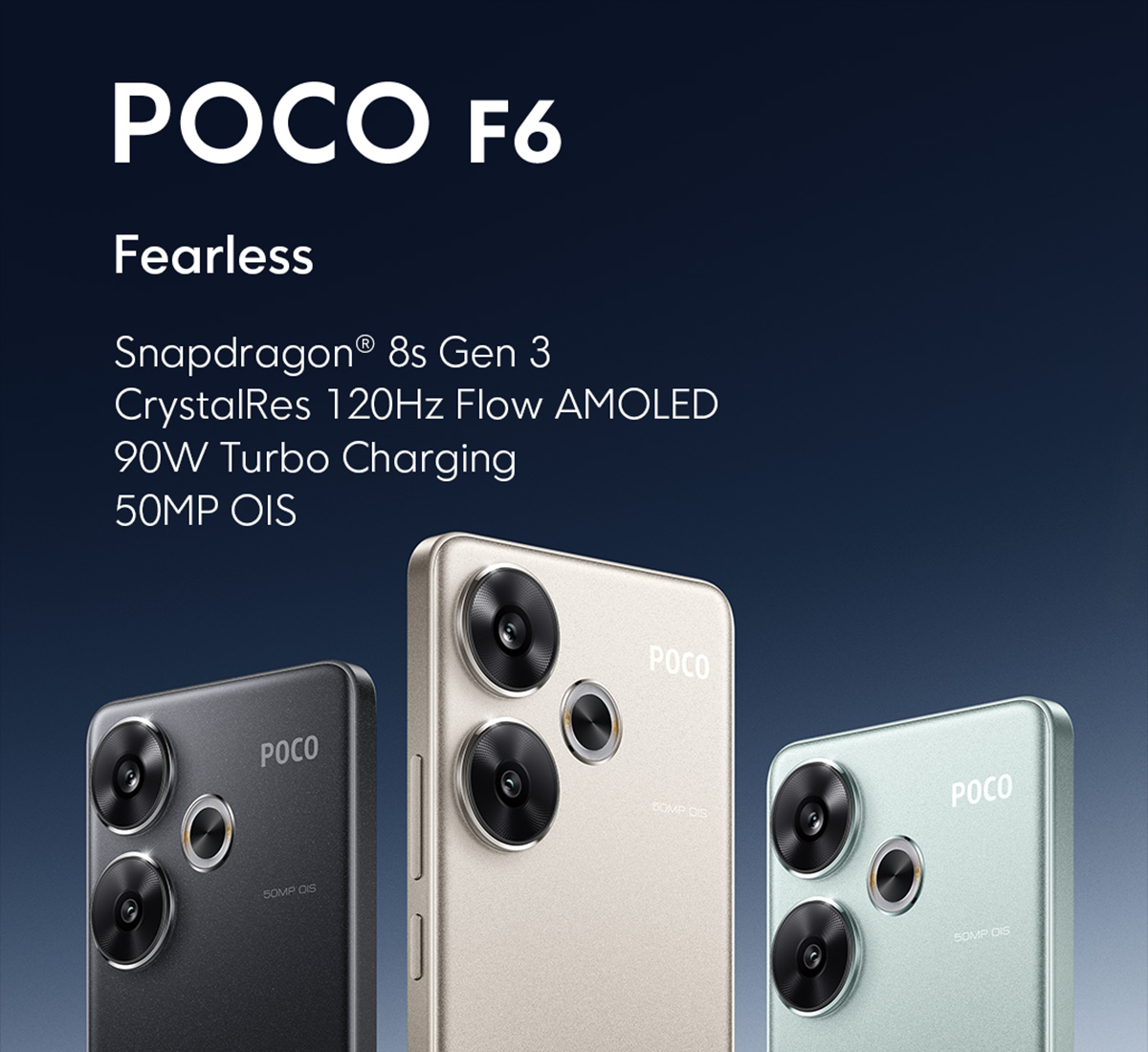Jual POCO F6 (8/256GB) (12/512GB) | Snapdragon 8s Gen 3 | LiquidCool ...
