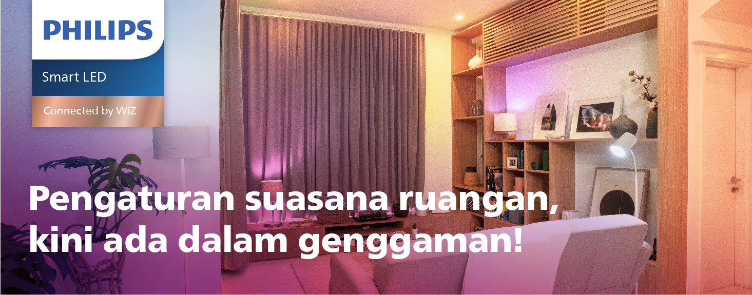 Jual Beli 1 Gratis 1 Philips Lampu Smart WiFi LED 13W With Bluetooth - TW & Color | Shopee Indonesia