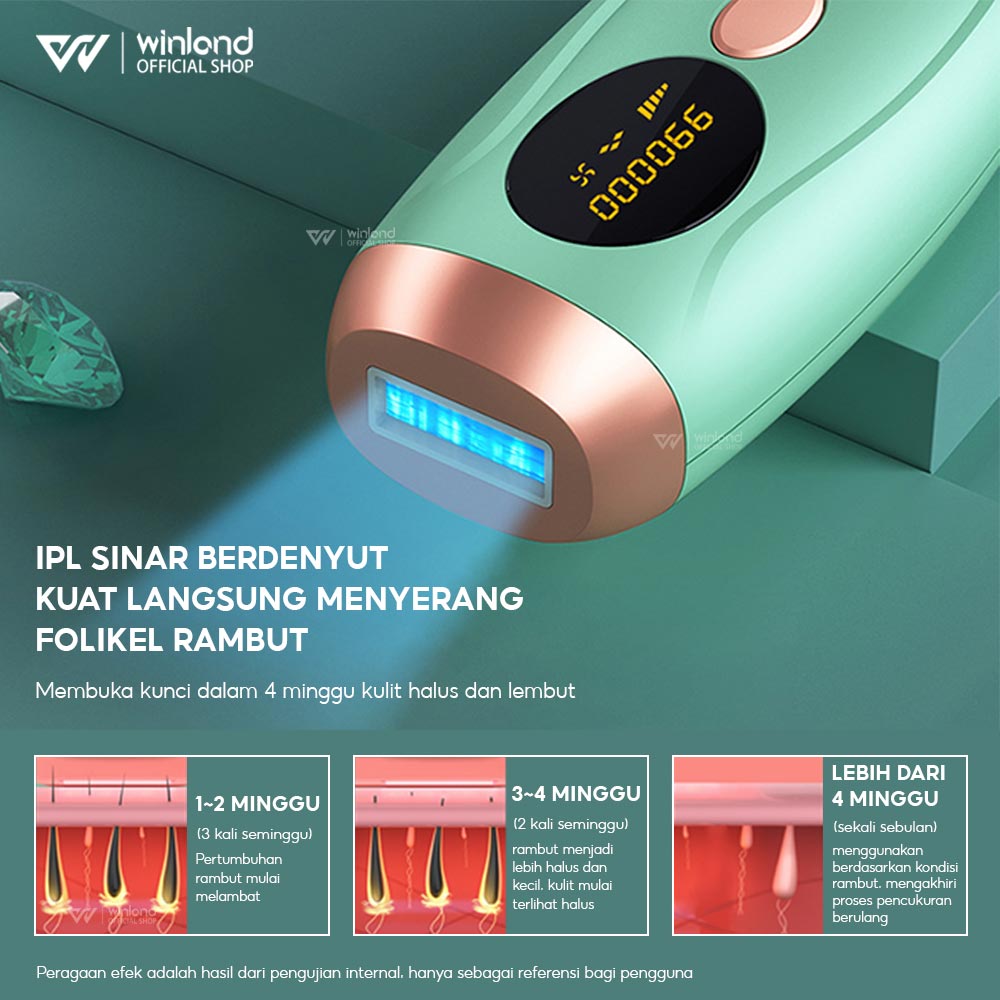 Jual Winland IPL laser Hair Removal Permanent Perontok IPL laser ...