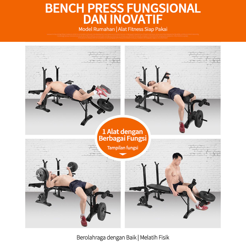 Jual e-Buy Multi-fungsi Bench Press Alat Angkat Berat Peralatan ...