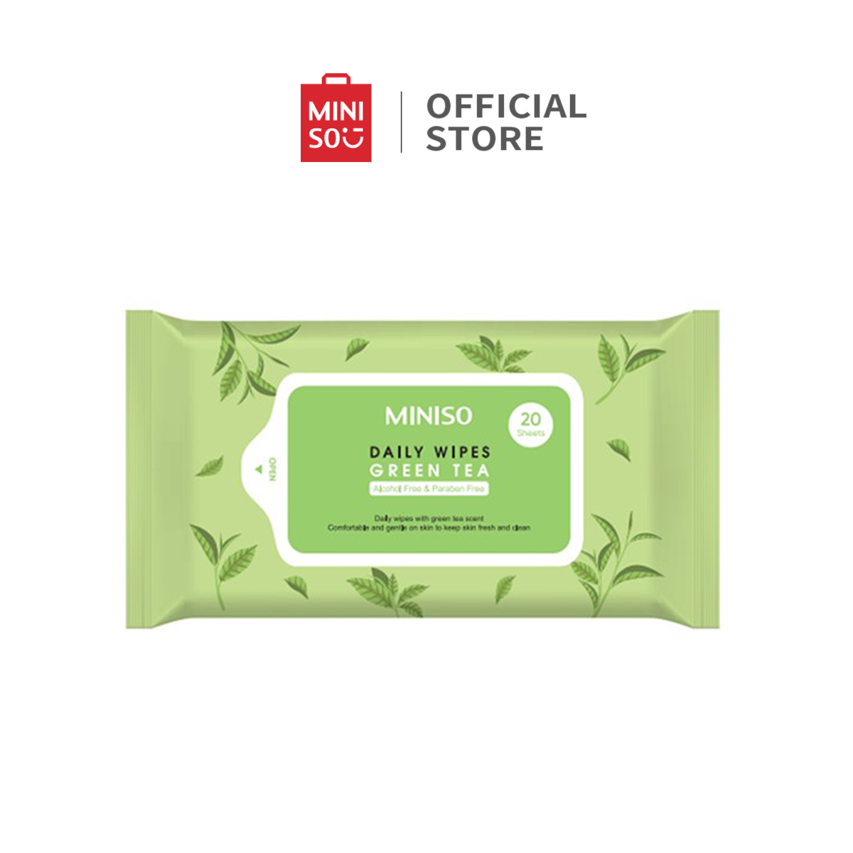 Jual Miniso Tisu Basah Wet Wipes Handuk Muka Lembab dan Fleksibel 20 ...