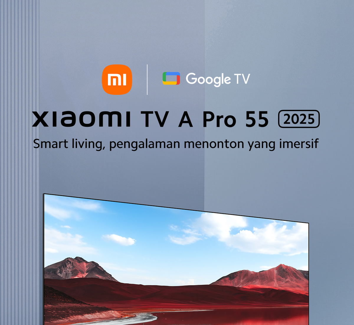Jual Xiaomi Google TV A Pro 55 2025 | Layar QLED 4K UHD | Dolby DTS ...