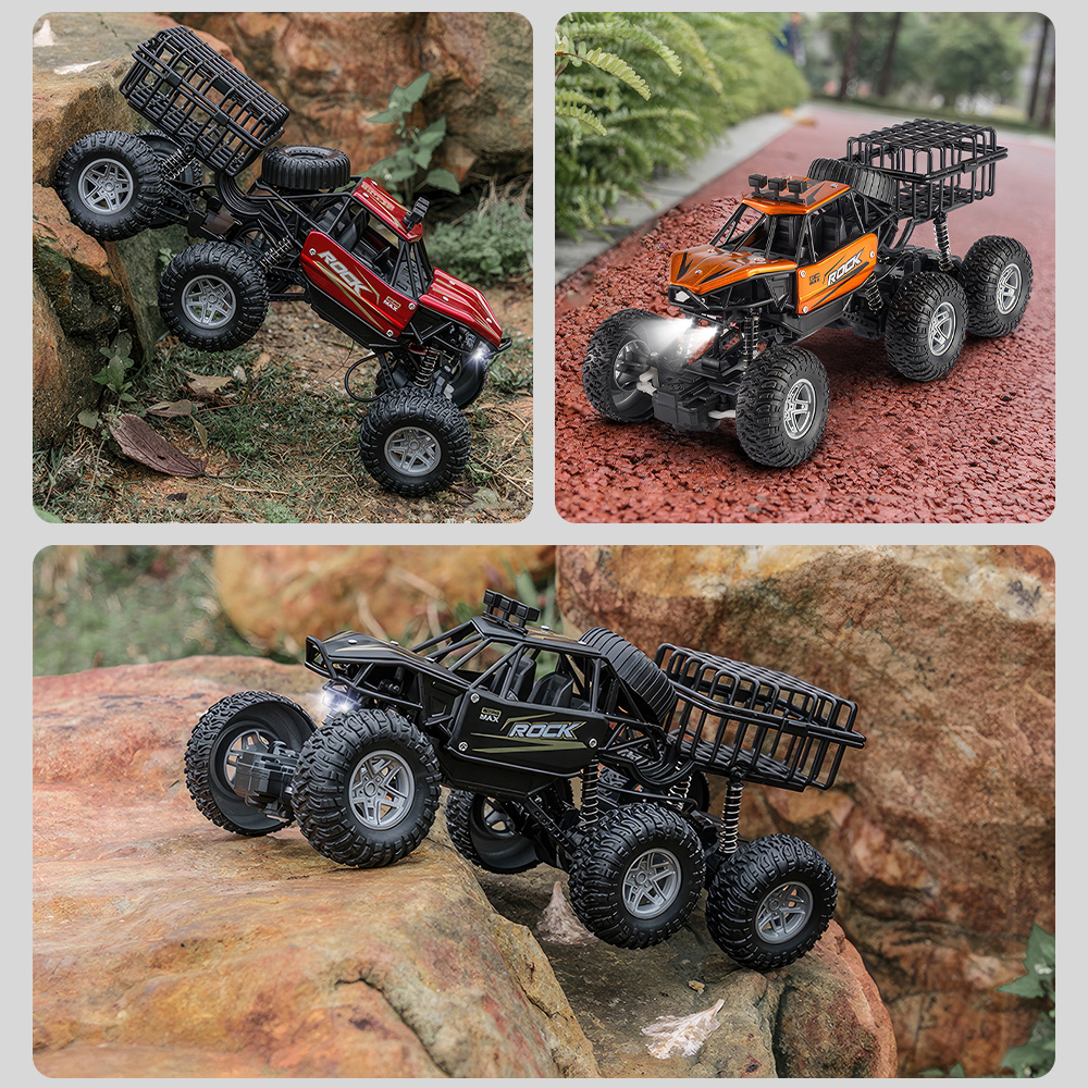 Jual Tatajoy Mobil Remote Control Besar 4WD Powerful Alloy Off-Road Car Mainan Rock Crawler 6 ...