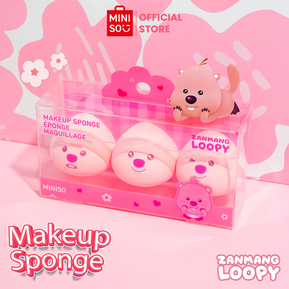 Jual Miniso ZANMANG Loopy Collection Makeup Sponges Spons Rias ...