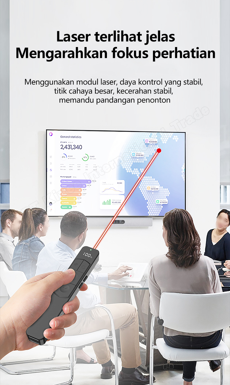 Jual OLYPS Pointer Presentasi Wireless Laptop Remote Laser Presentasi ...
