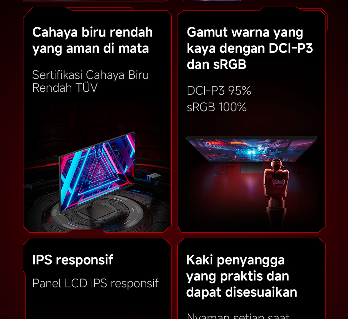 Jual Xiaomi Gaming Monitor G27Qi 2K | Panel LCD IPS cepat | Refresh ...