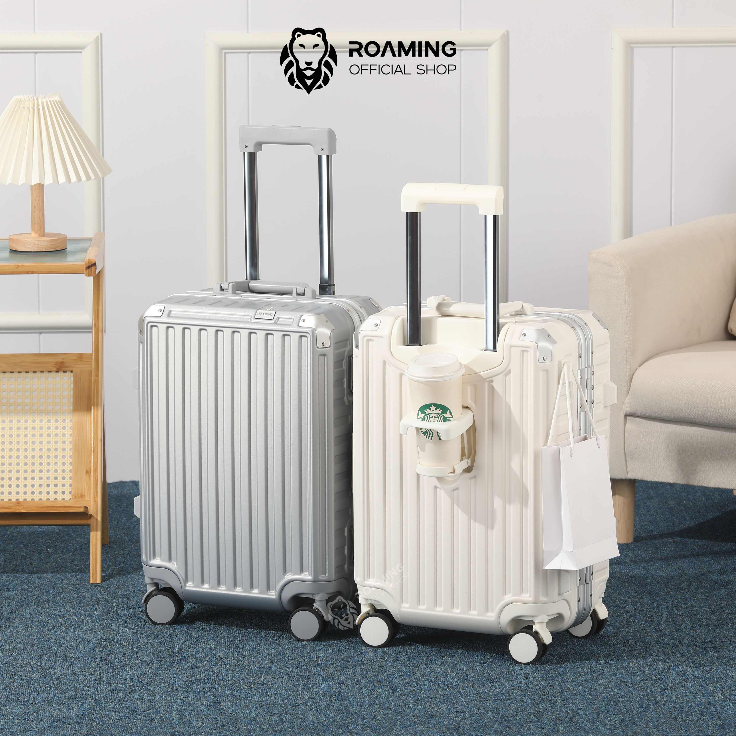 Jual Roaming Koper Kabin & Bagasi Warna Baru R067 | Shopee Indonesia