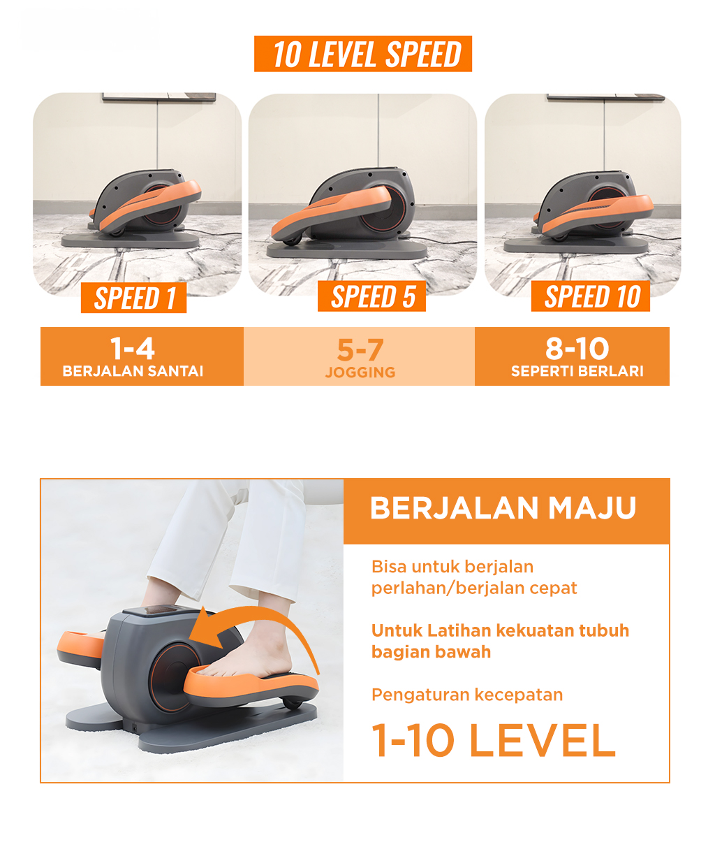 Jual BODIMAX AUTO STEPPER / MINI ELLIPTICAL / LOW IMPACT / FITNESS / ALAT OLAHRAGA / LANSIA ...