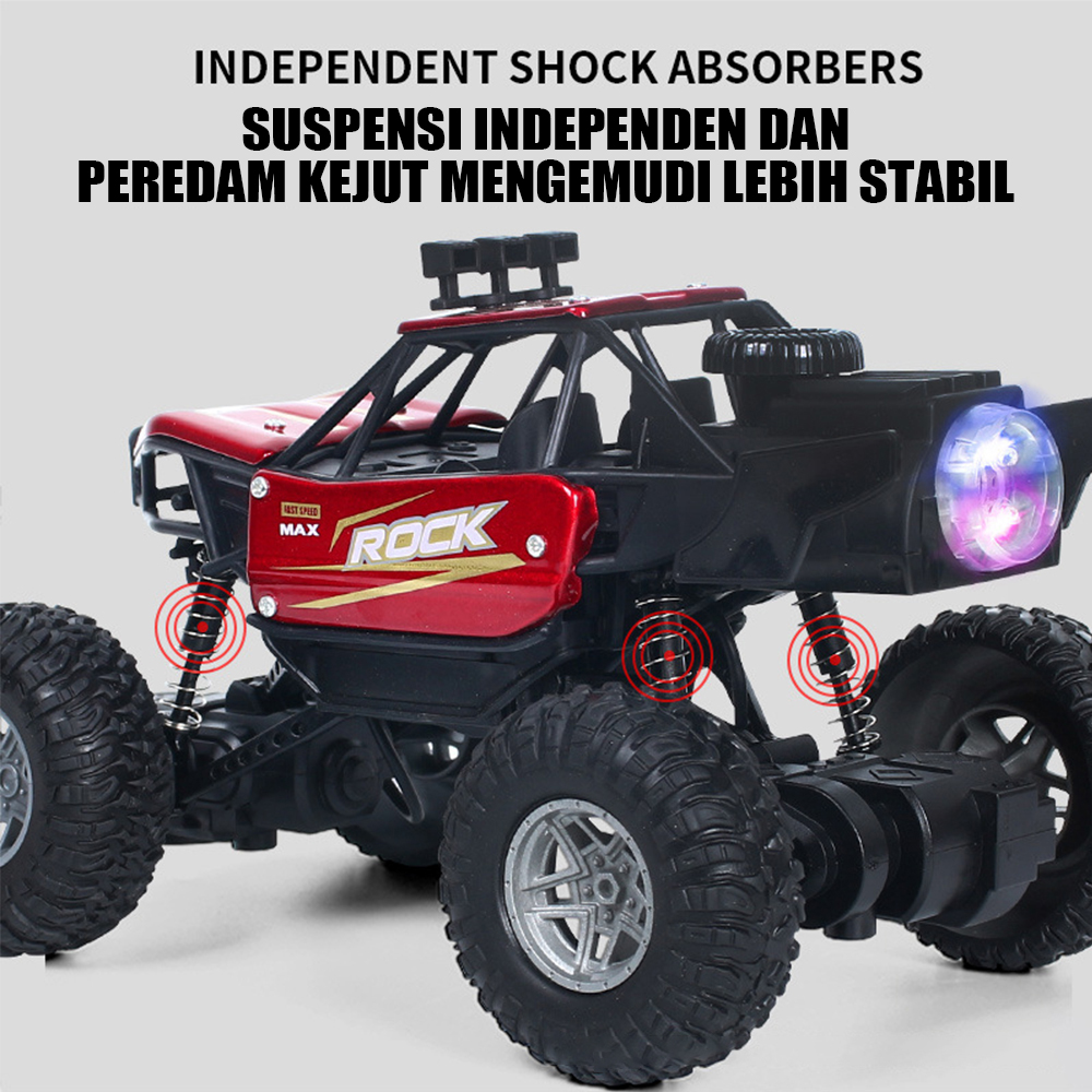 Jual WETECH Mobil Remote Control Spray Mobil Mobilan Offroad Alloy Climbing Car RC Rock Crawler ...