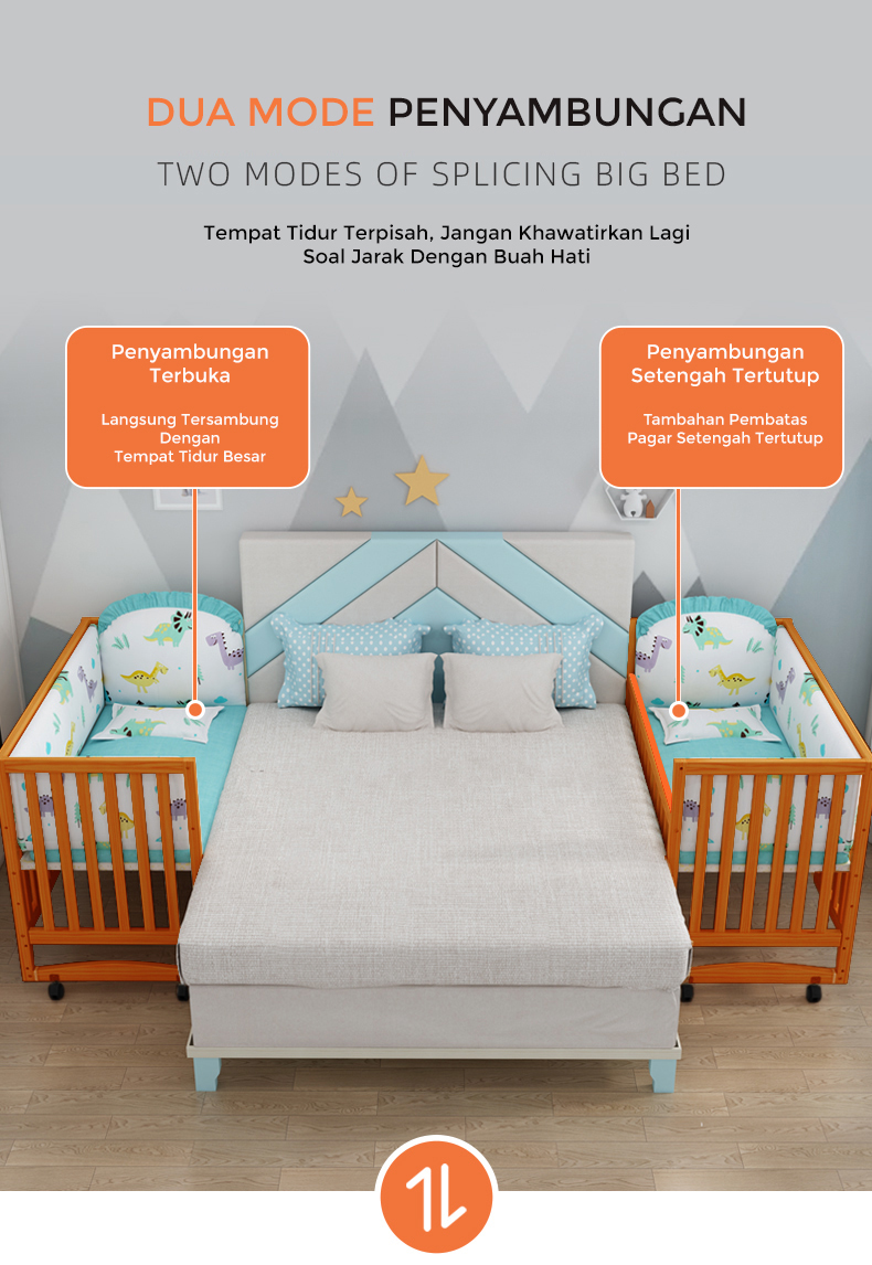 Jual box bayi / tempat tidur bayi / tempat tidur anak / ranjang bayi ...