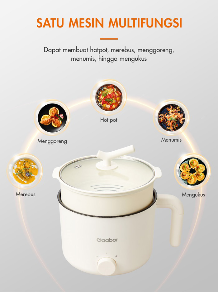 Jual Gaabor Panci Listrik Serbaguna Electric Cooker Anti Lengket ...