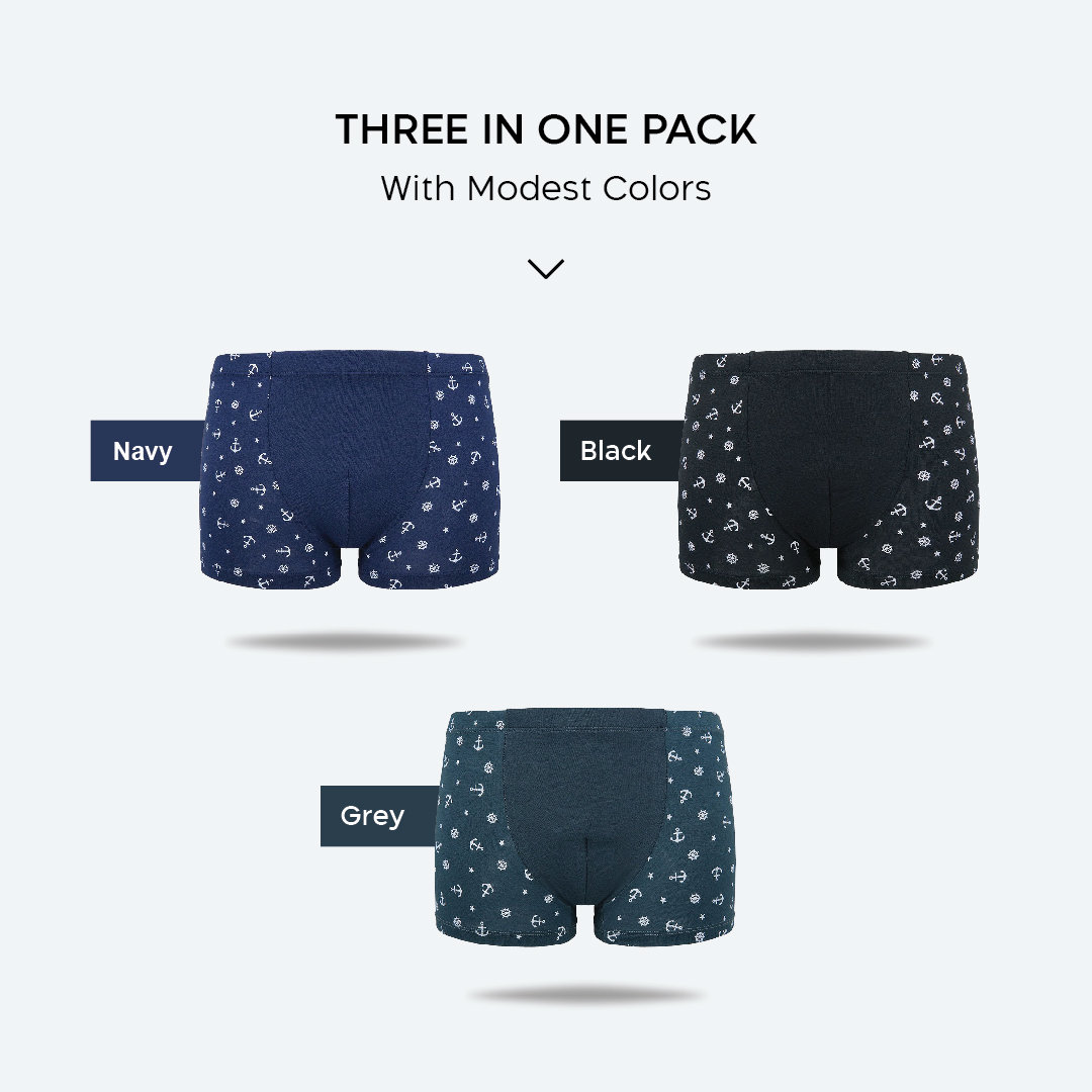 Jual Flyman Tencel Boxer 3 pcs FM 3167 | Shopee Indonesia
