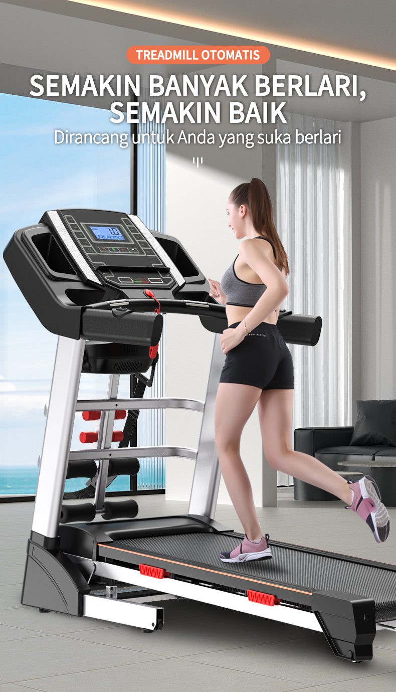 Jual Keep Going Max- Treadmill Listrik Rumahan/Treadmill Multifungsi Peralatan Kebugaran ...