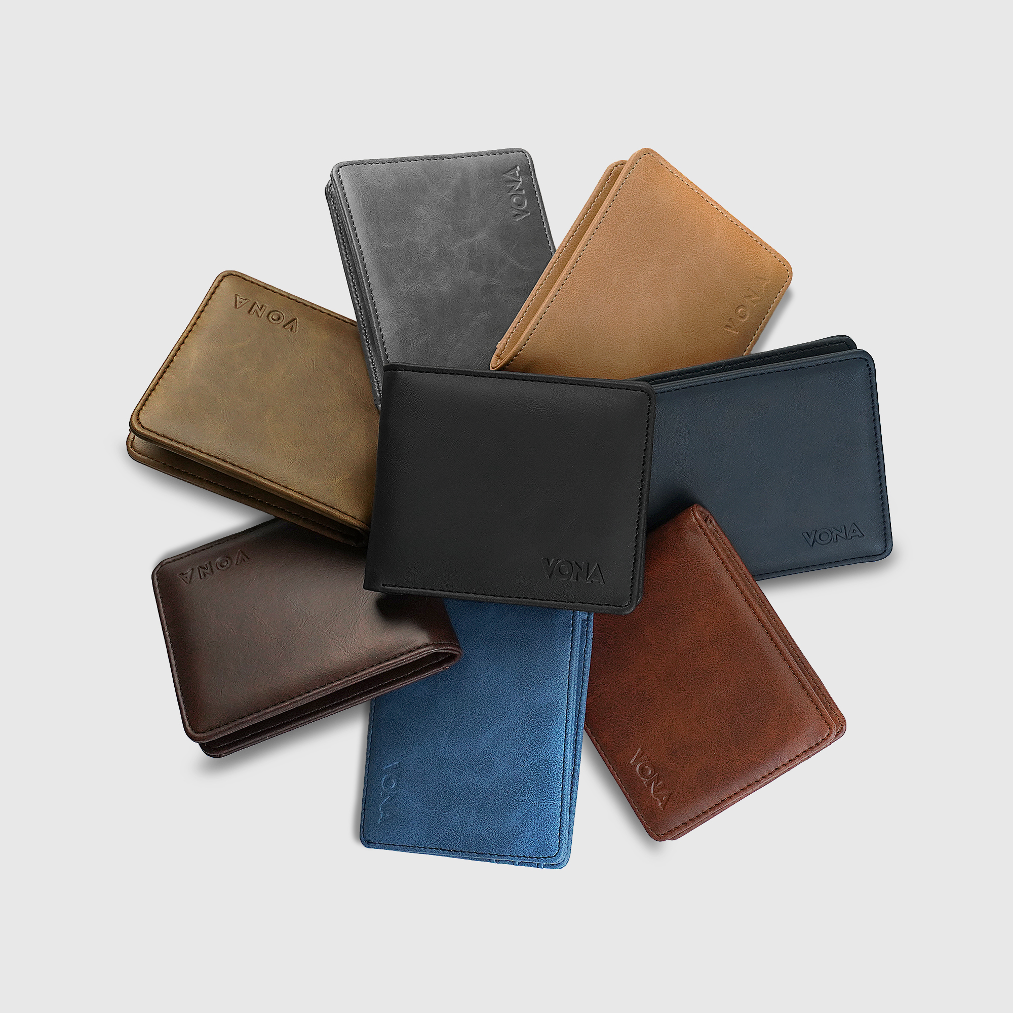 Jual VONA Jet Wallet - Dompet Pria Lipat Kulit PU | Shopee Indonesia