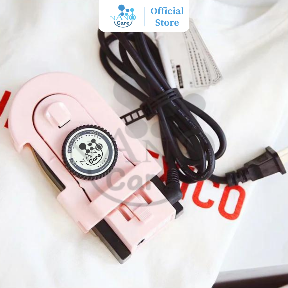 Jual NANO CARE Setrika Mini Travel Dry Iron, Detachable handle Setrika ...