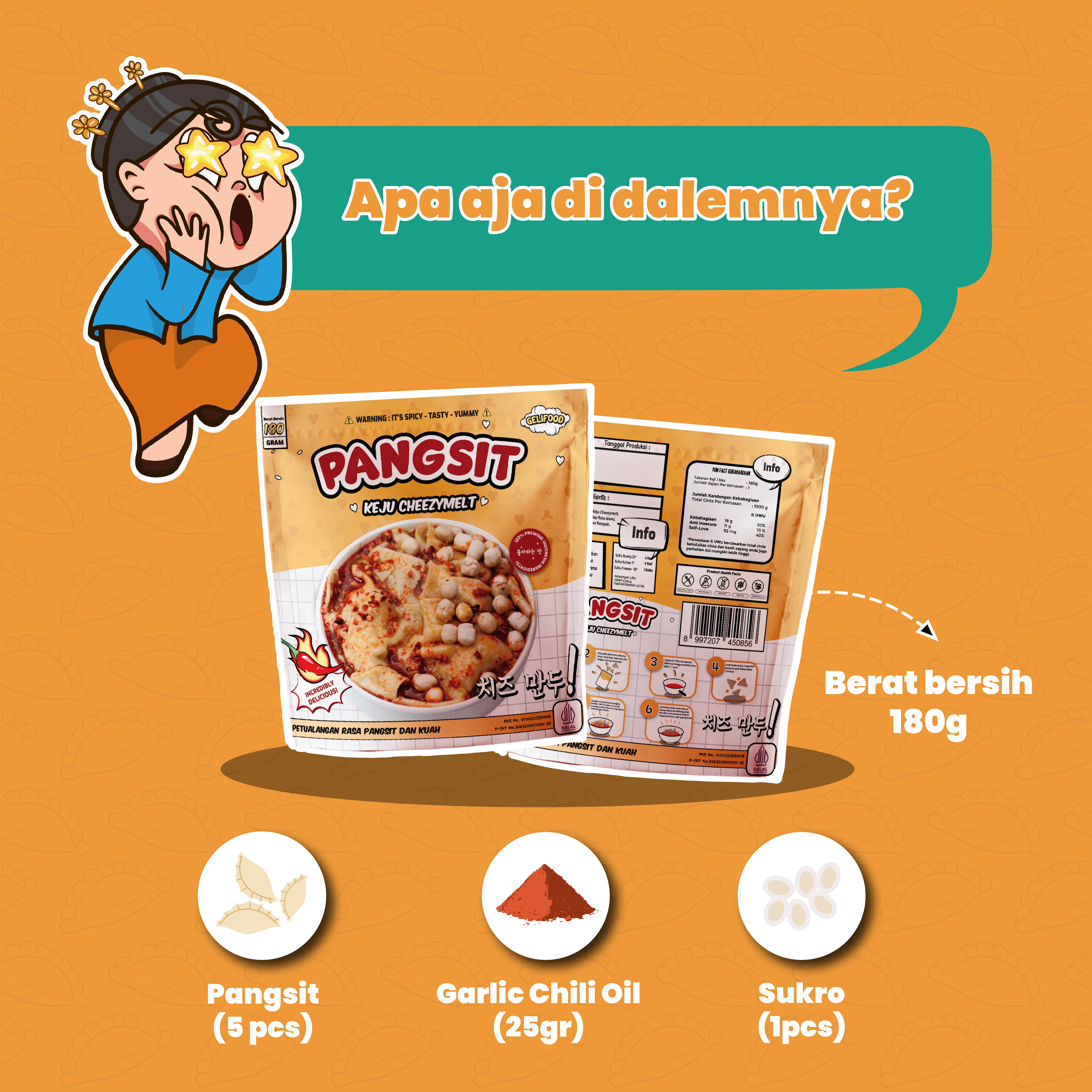 Jual Geli Food - Pangsit Keju Kuah Merecon (Isi Ayam Keju) | Shopee ...