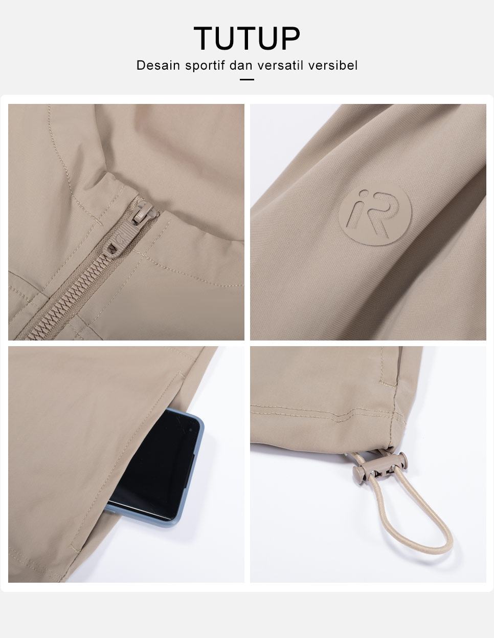 Jual Reytorrm Jaket Olahraga Wanita Jaket Anti UV UPF50+（WT006) | Shopee Indonesia