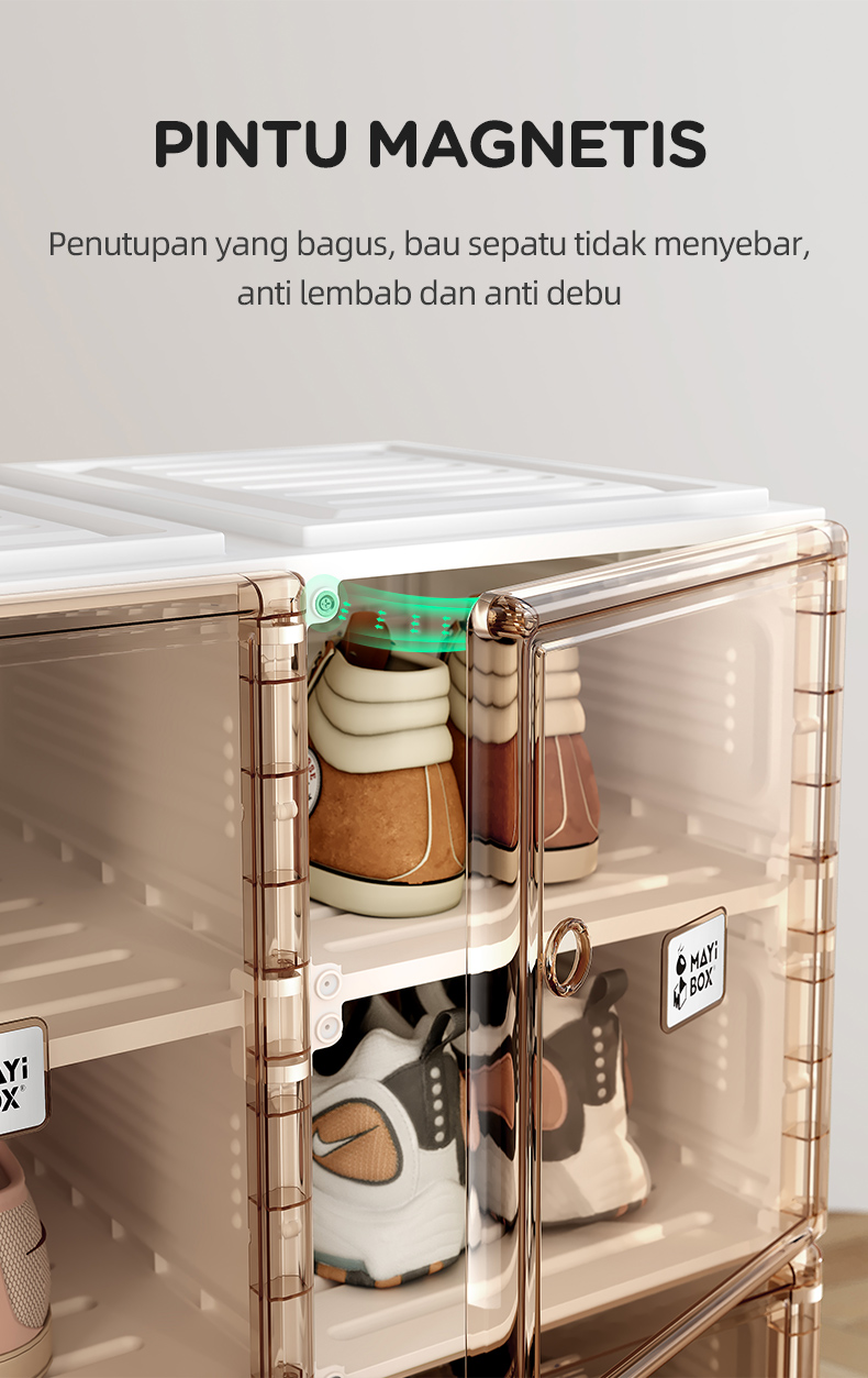 Jual ANTBOX Rak Sepatu Tertutup Ready Stock 8- 40 Box Sepatu Lemari ...
