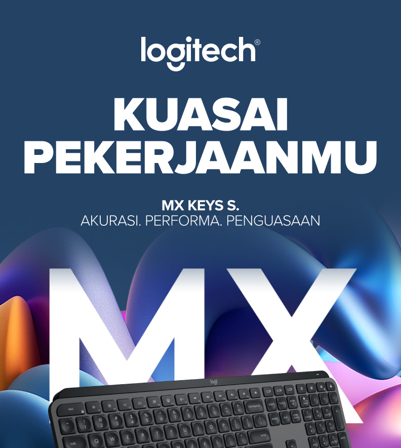 Jual Logitech MX Keys S Keyboard Wireless Bluetooth, Pengetikan Hening ...