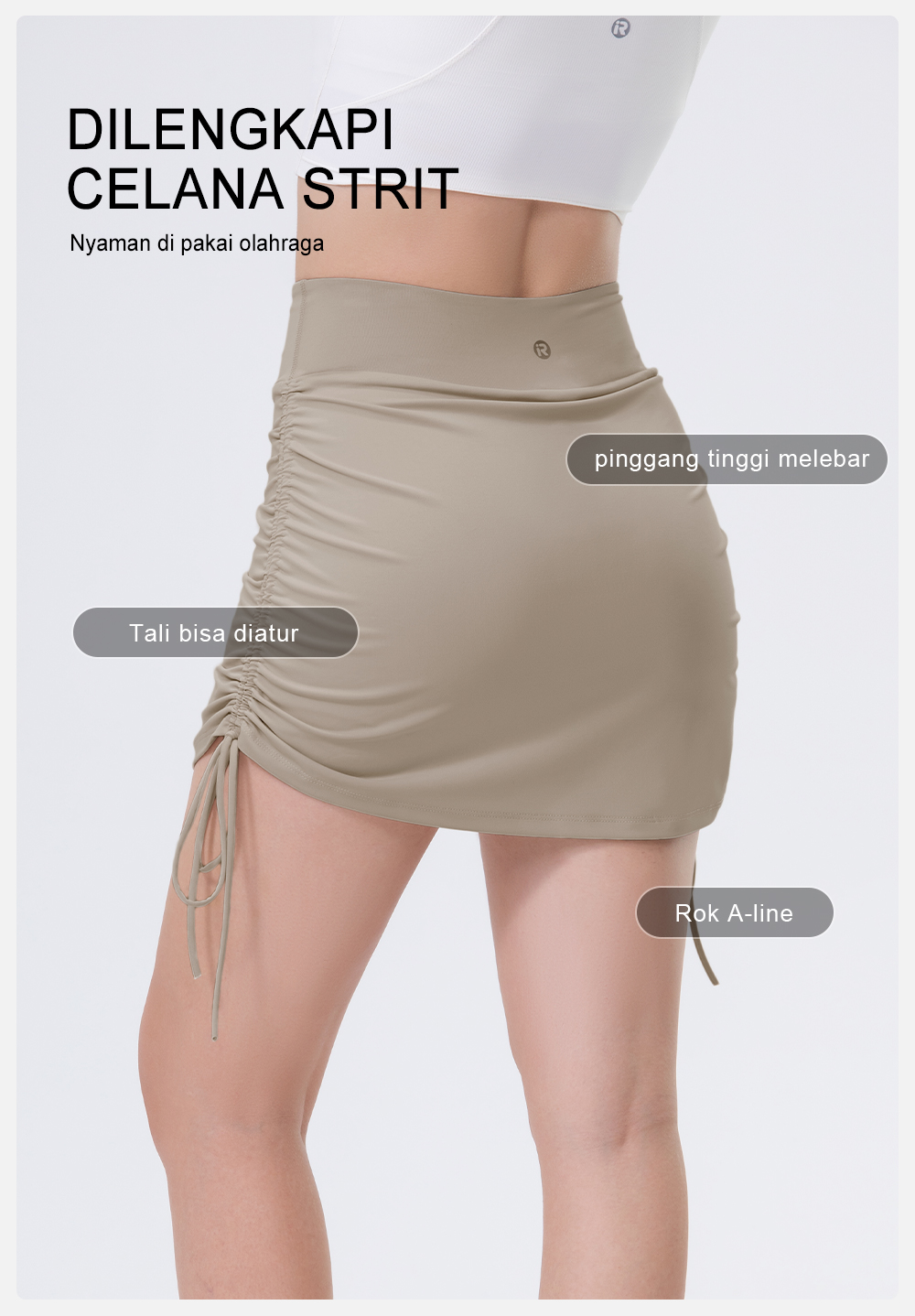 Jual Reytorrm Rok Tenis Olahraga Wanita Tennis Skirt Rok Dasar Olahraga ...