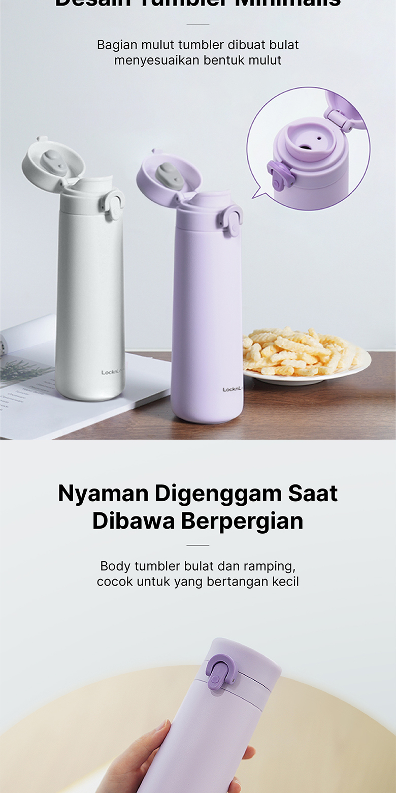 Jual LocknLock New Touch Tumbler 450ml | Shopee Indonesia