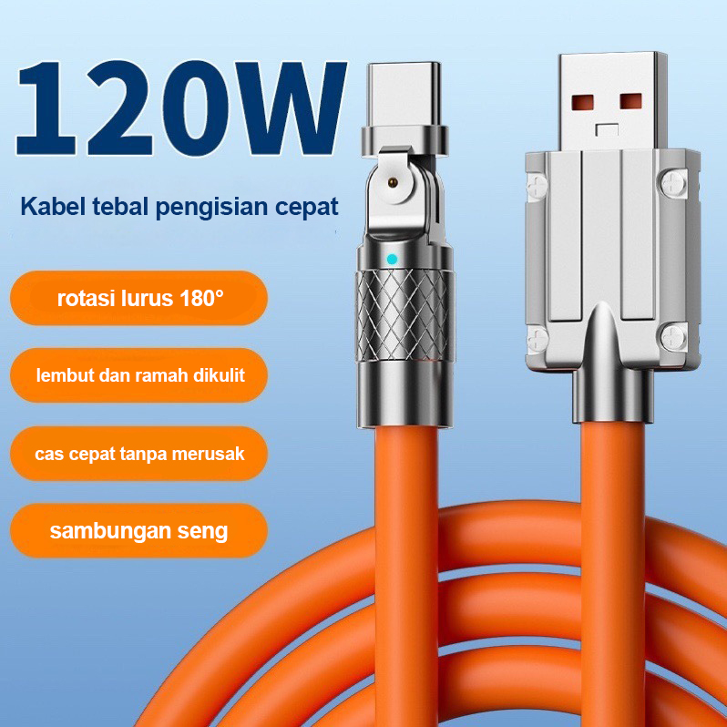 Jual Kabel Data YESPLUS KM12 Lighting Rotable Silicon Super Fast ...