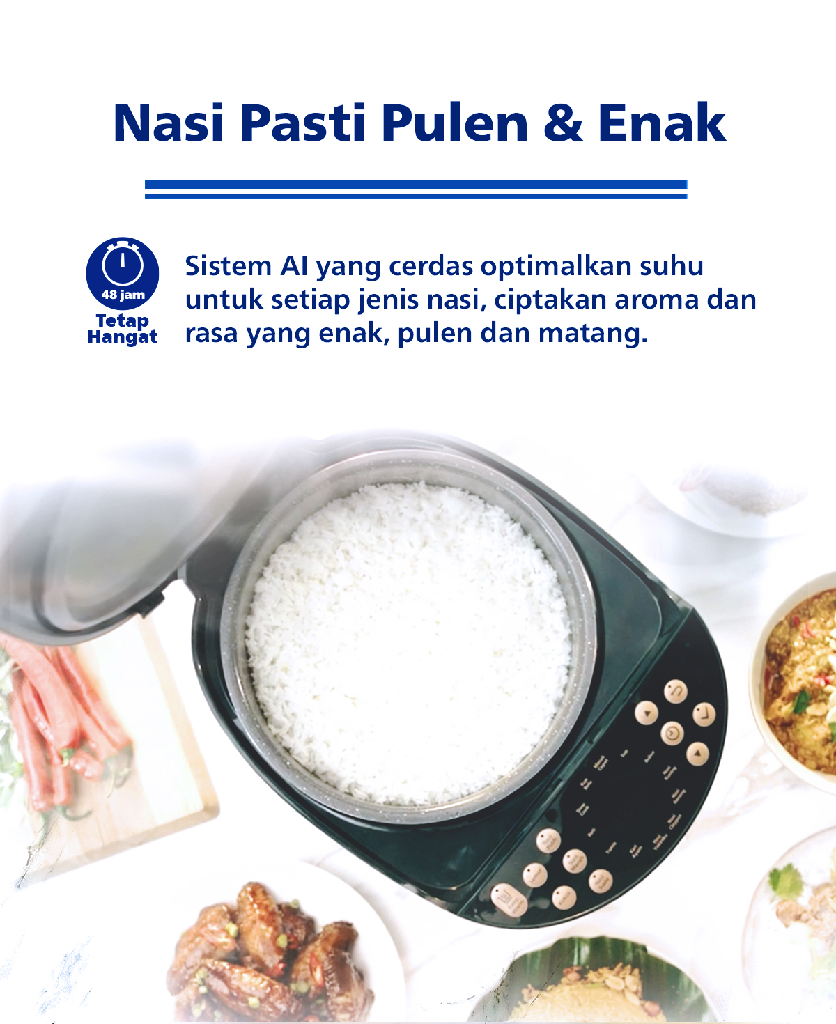 Jual Philips Digital Rice Cooker / Magicom HD4515/91 1.8 L Lapisan ...