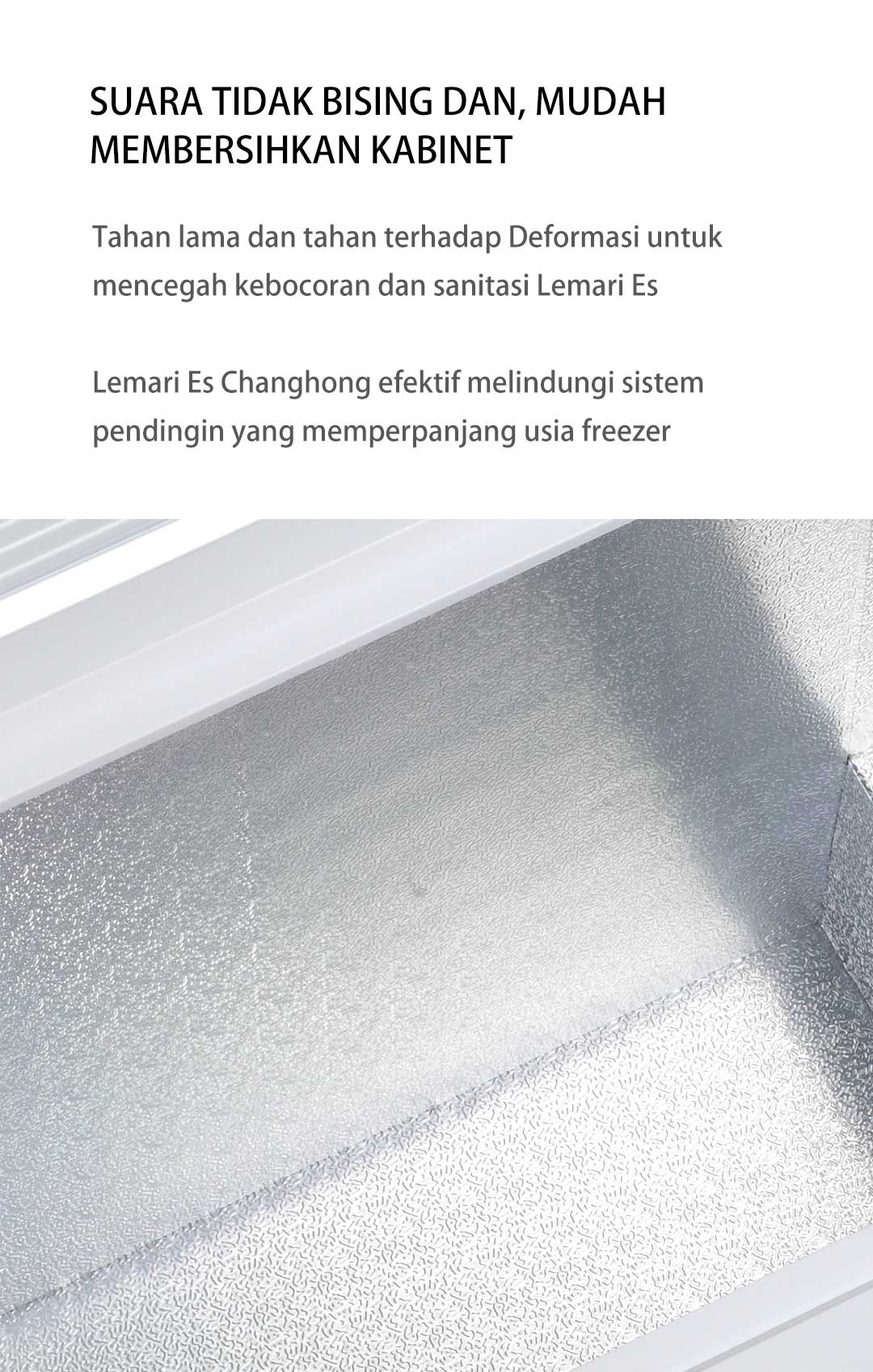 Jual Changhong Chest Freezer CBD680 Kapasitas 600 Liter (Fast Freezing ...