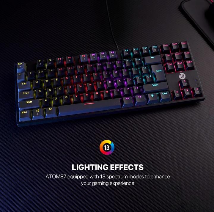 Jual Fantech ATOM MK876 RGB Gaming Mechanical Keyboard TKL | Shopee Indonesia