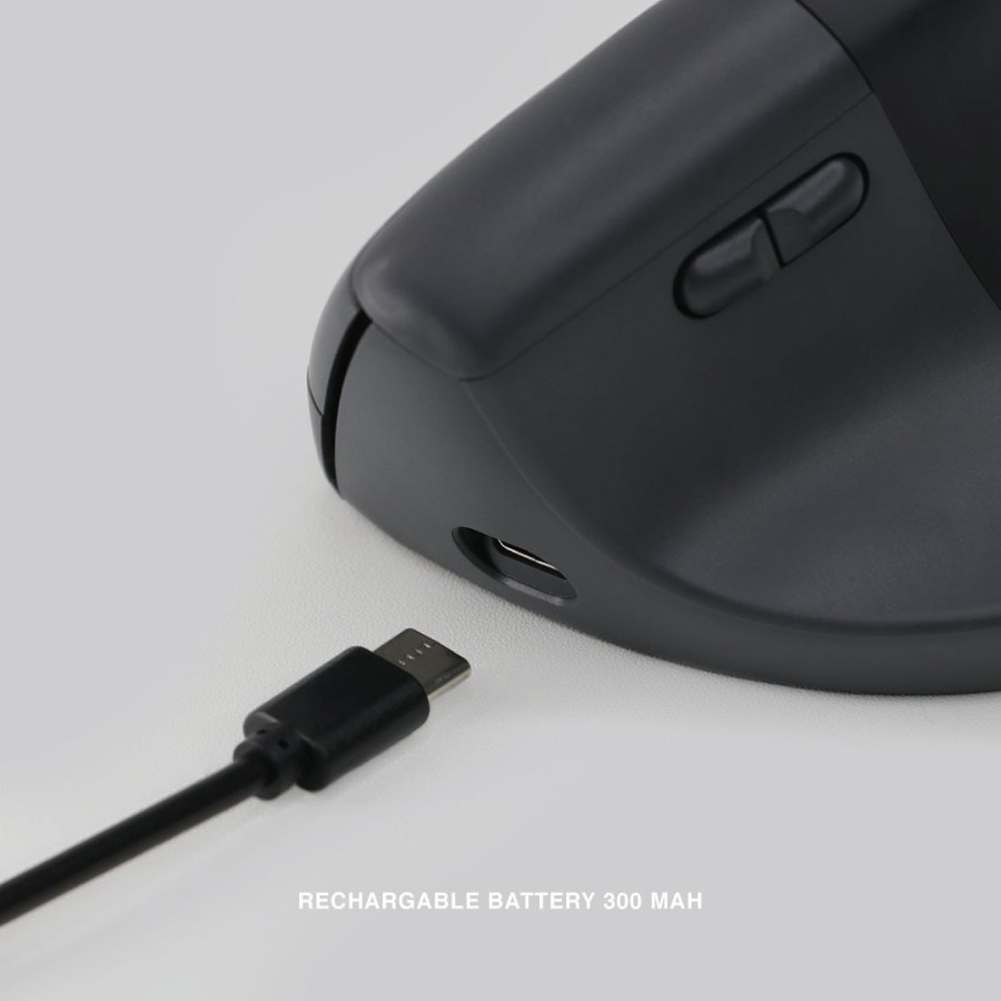 Jual Rexus Clif Vertical Mouse Wireless Connection Garansi Resmi ...