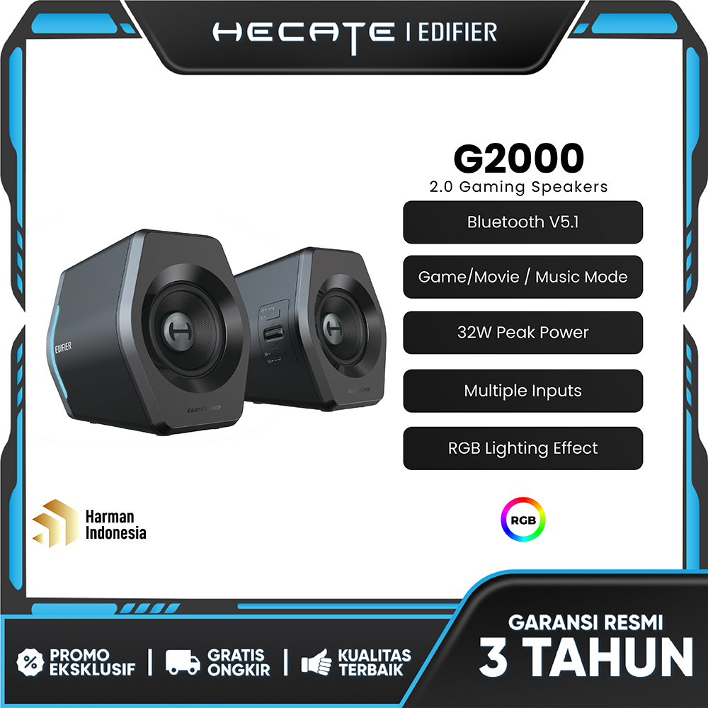 Jual HECATE EDIFIER G2000 2.0 Gaming Speaker | Shopee Indonesia
