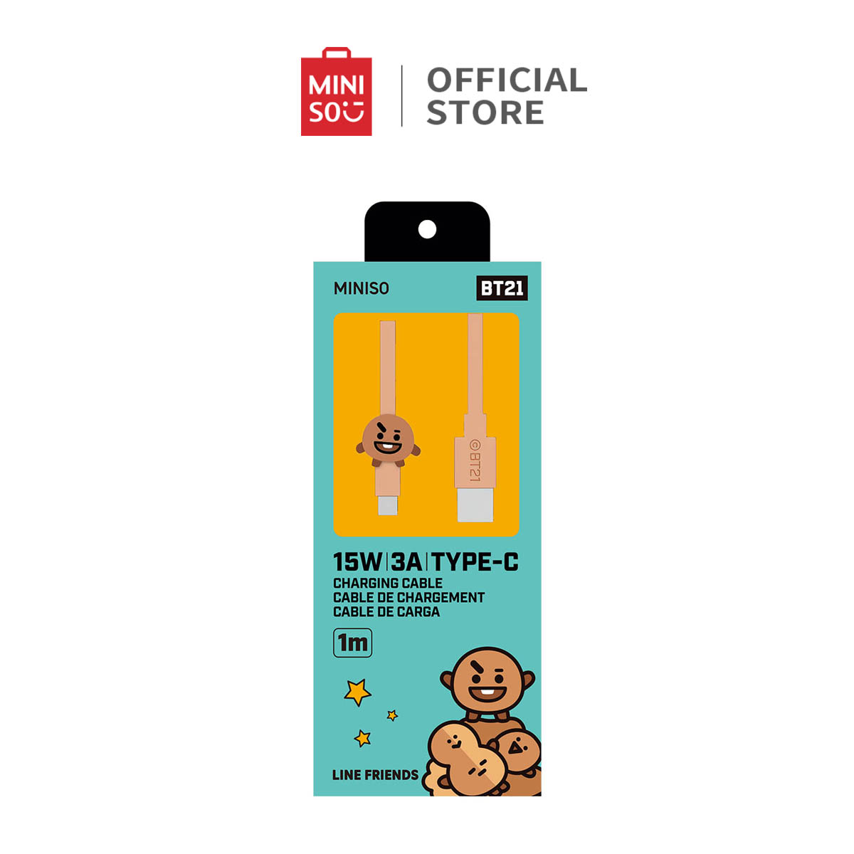 Jual Miniso x BT21 Kabel Data Cepat Type-C Fast Charging Data Cable ...