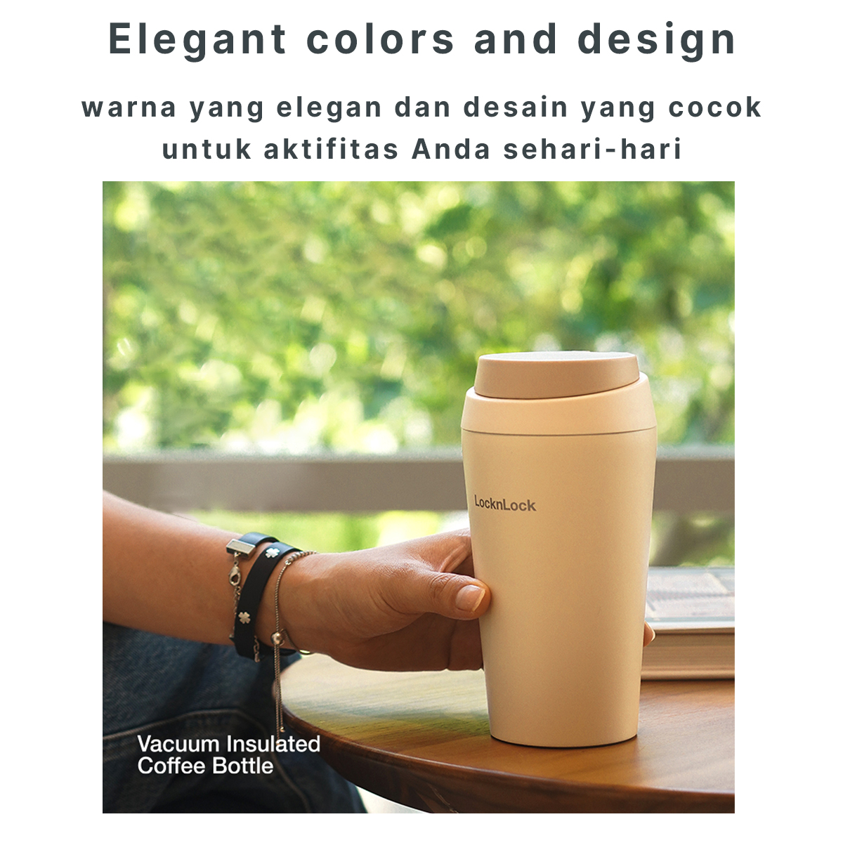 Jual LocknLock Exclusive Mini One Touch Tumbler 400ml - LHC3324 ...