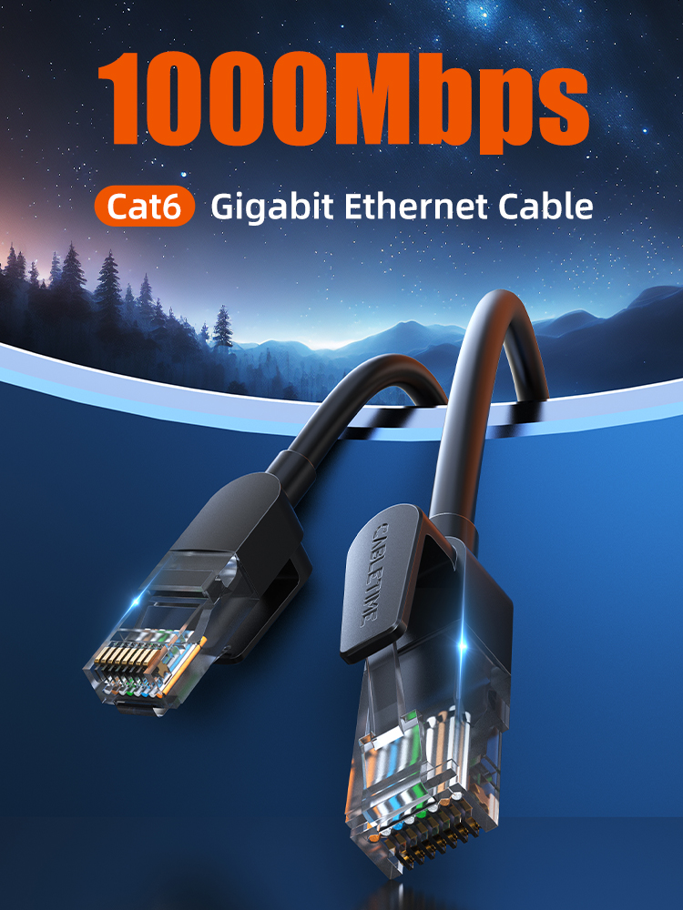 Jual CABLETIME Kabel LAN RJ45 Cat 6 Gigabit Ethernet UTP Cable 1000Mbps ...