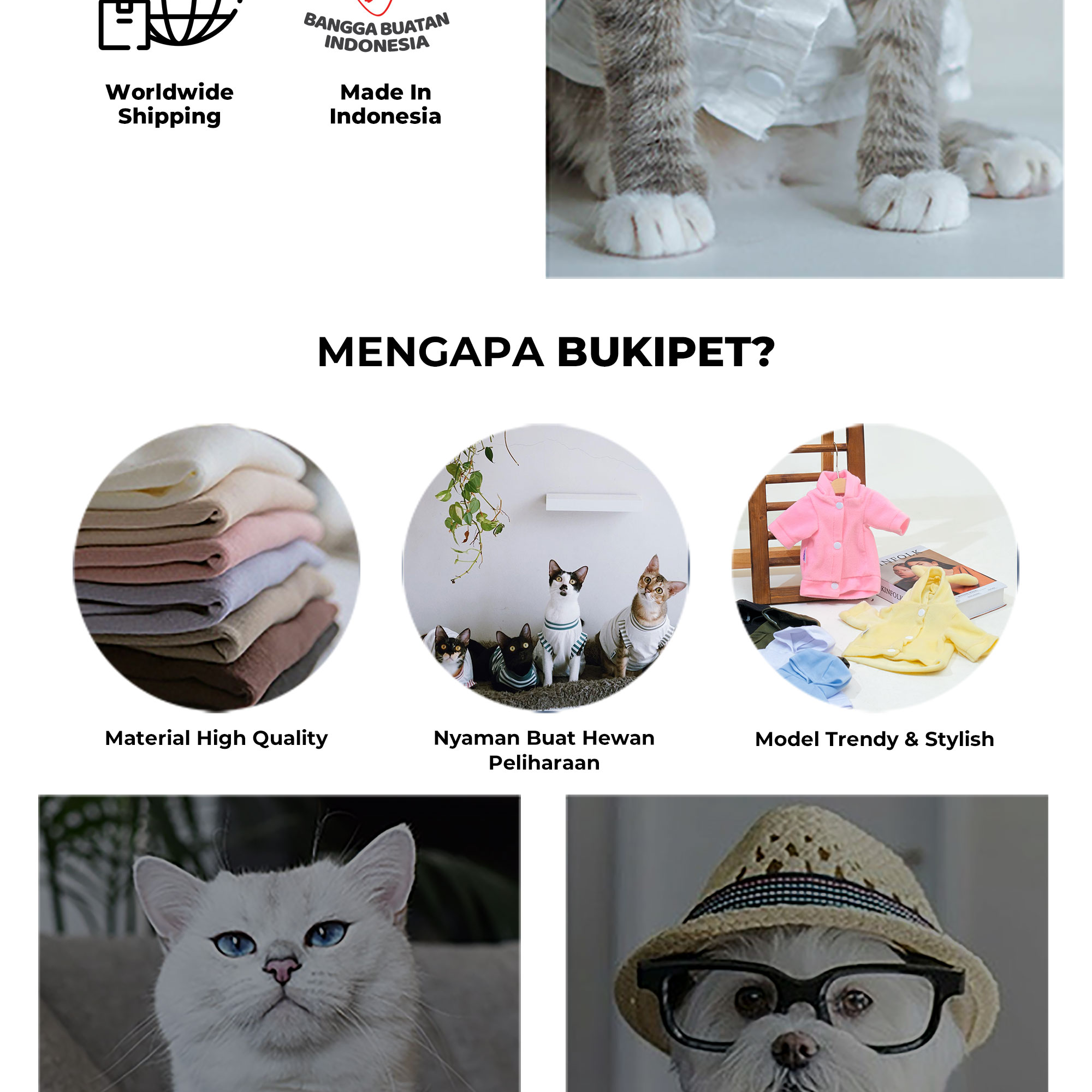 Jual Baju Kucing Anjing Lucu Cowok Cewek Murah Kostum - BUKIPET MEOW GOJEK JACKET | Shopee Indonesia