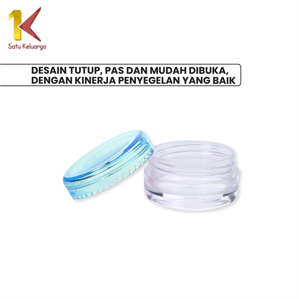 Jual Satu Keluarga Tempat Cream Mini 5gr K178 Wadah Tempat Kosmetik Pot ...