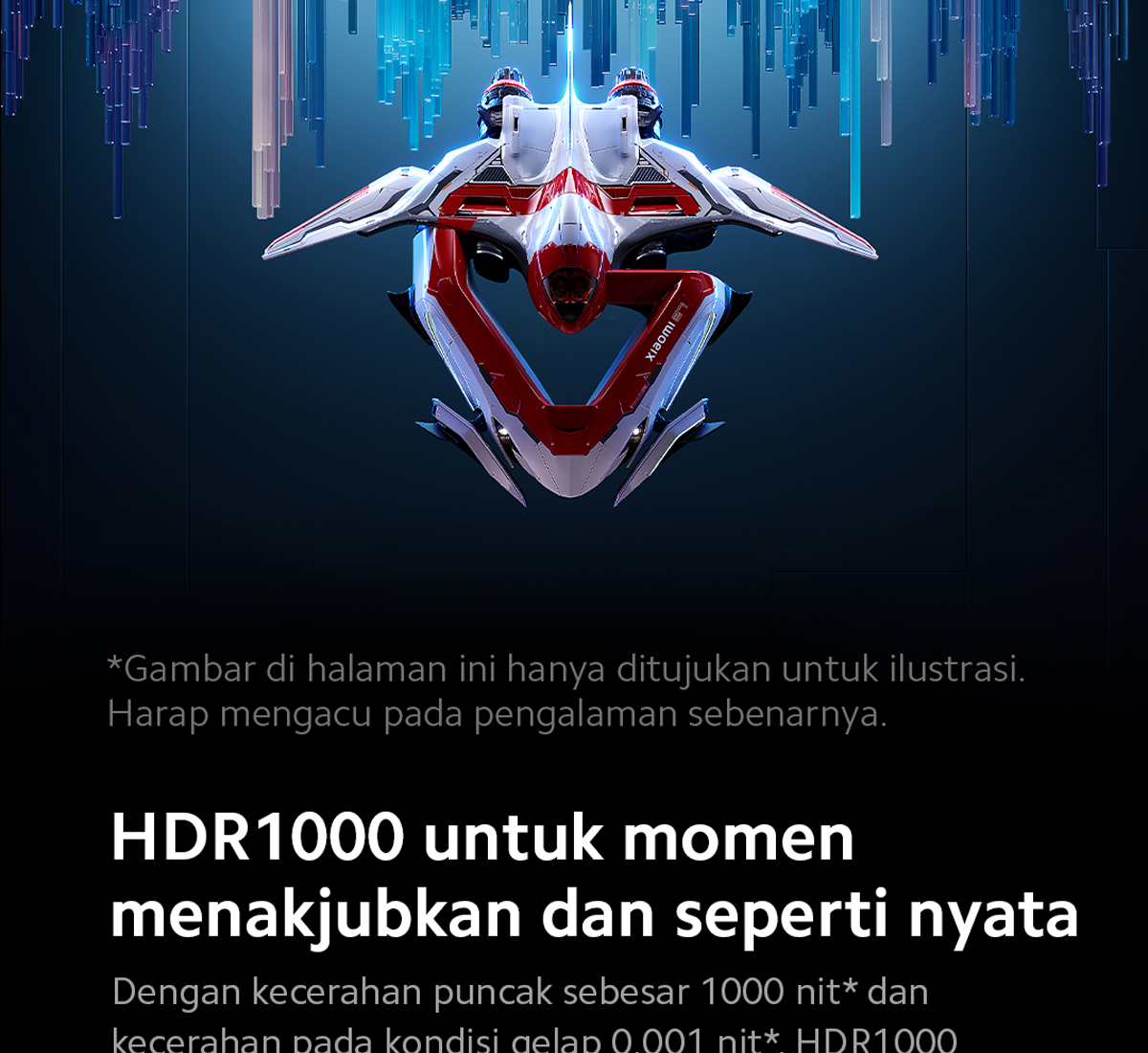 Jual Xiaomi Mini LED Gaming Monitor G Pro 27i | Mini LED 1152-Zona ...