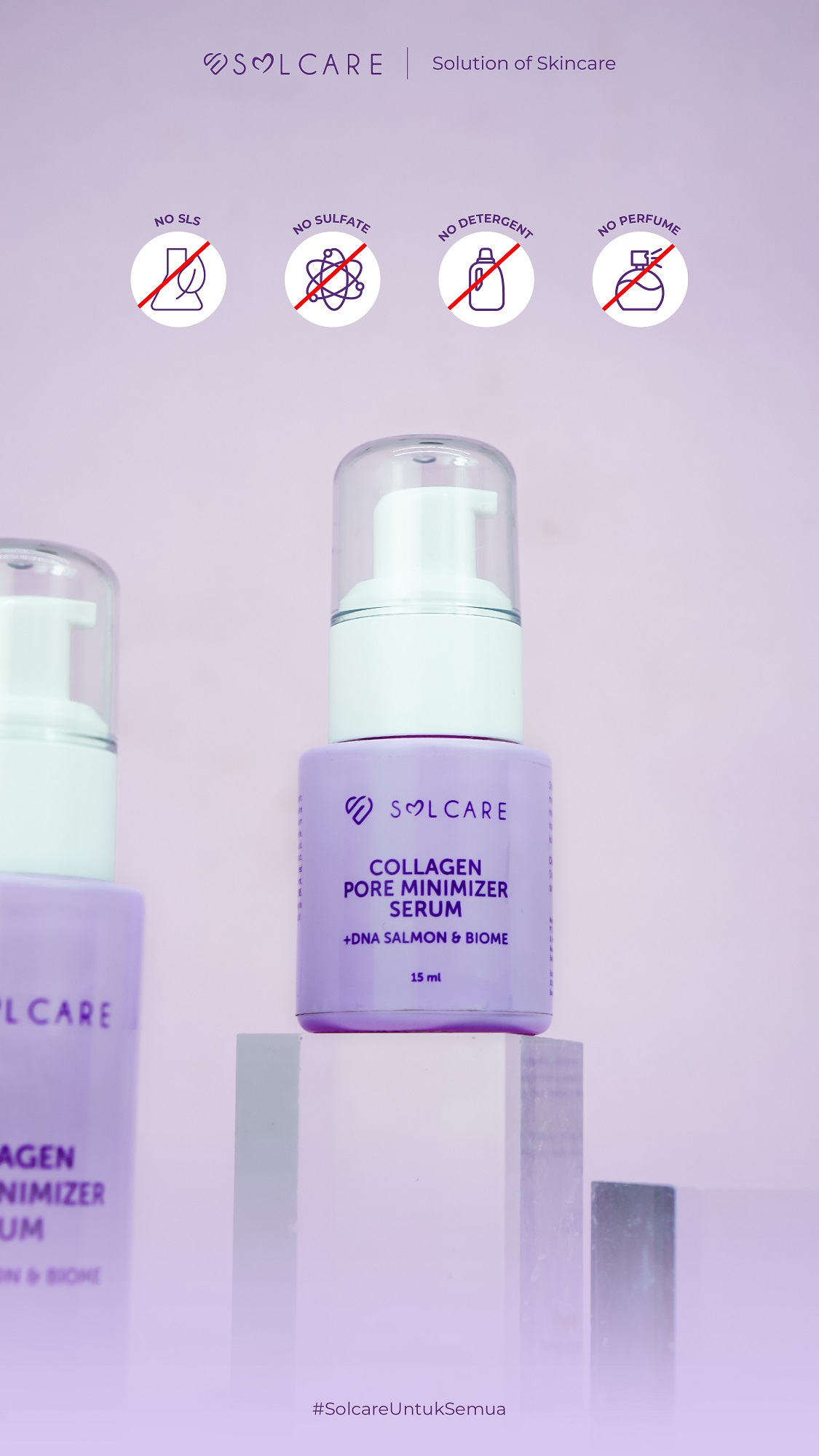Jual BELI 1 FREE 9 Solcare Collagen Pore Minimizer Serum + DNA Salmon ...