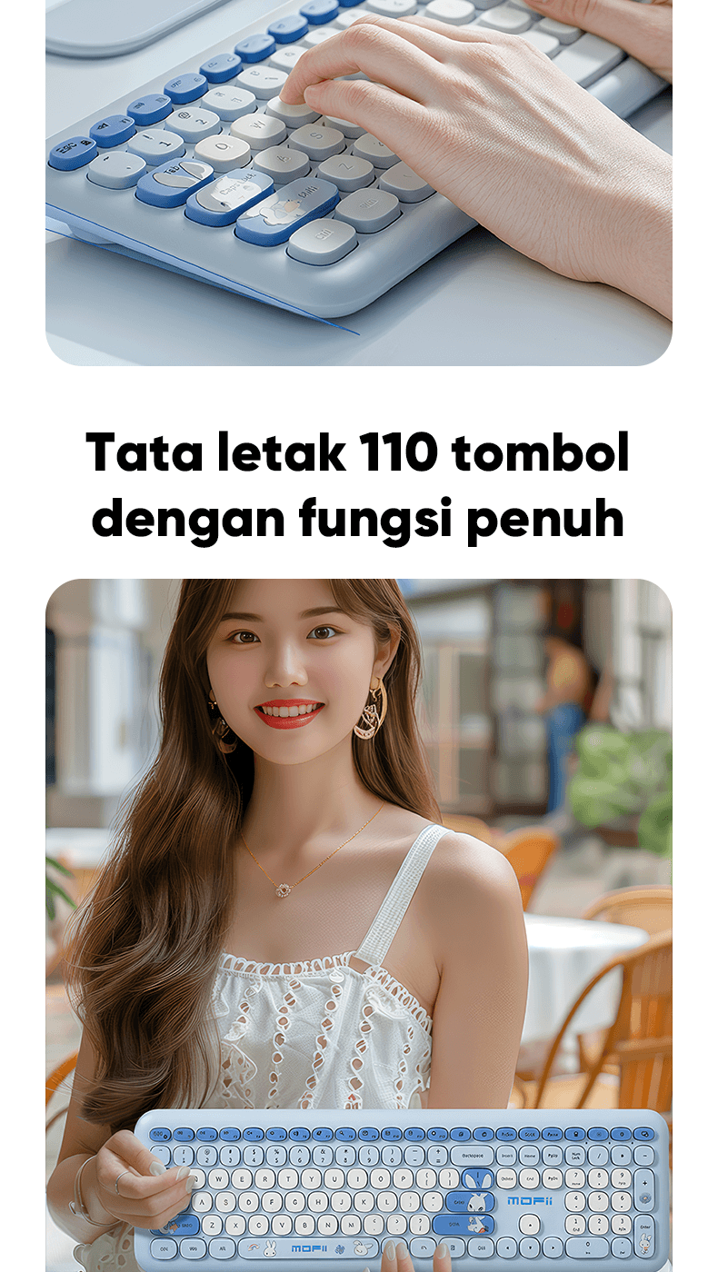 Jual MOFii Keyboard Mouse Set 2.4G Wireless 666 Pro | Shopee Indonesia