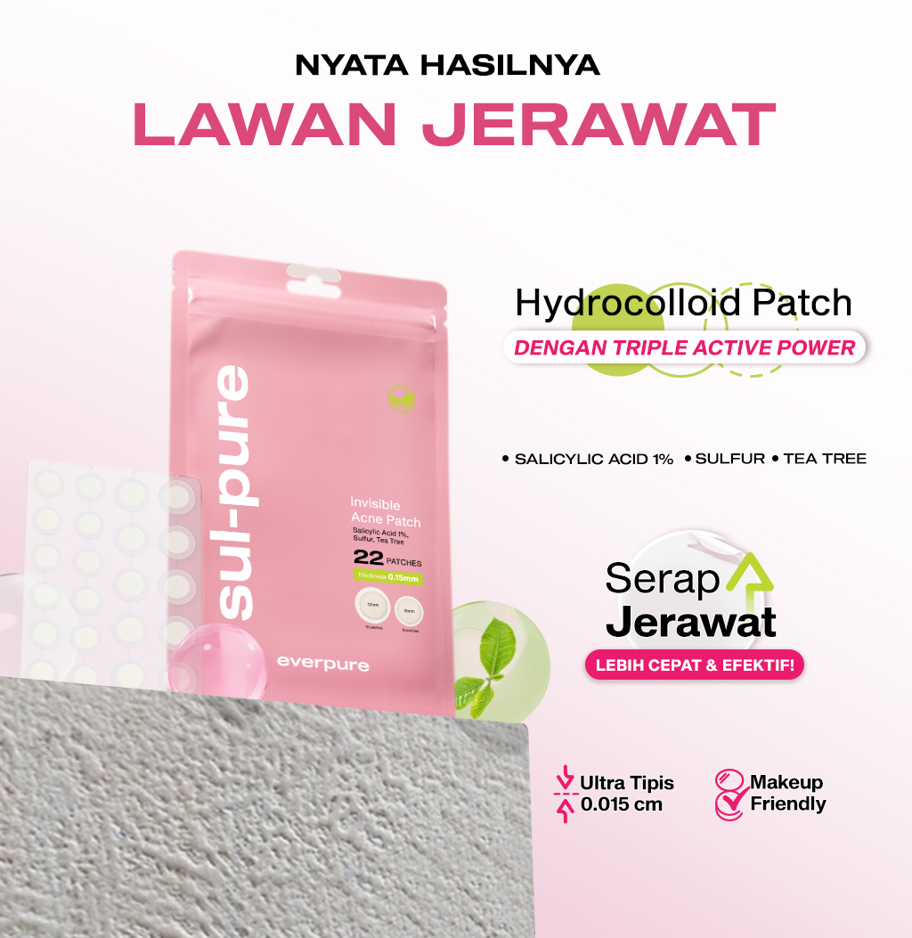 Jual EVERPURE Sul-pure Invisible Acne Patch - Hydrocolloid Patch Ultra ...