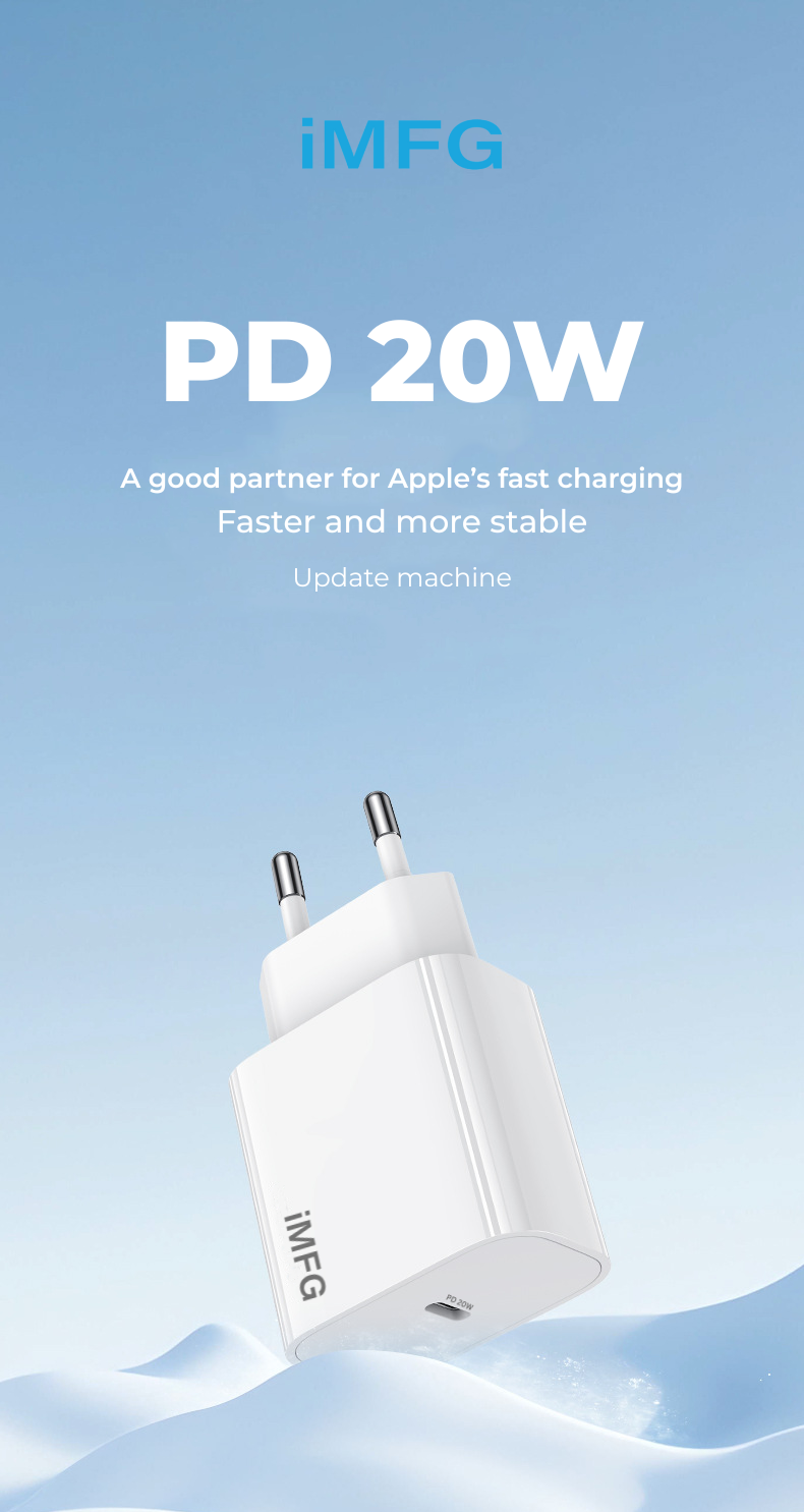 Jual iMFG i-C2 Charger iPhone Fast Charging Type C PD 20W iPhone 7/8/XR ...