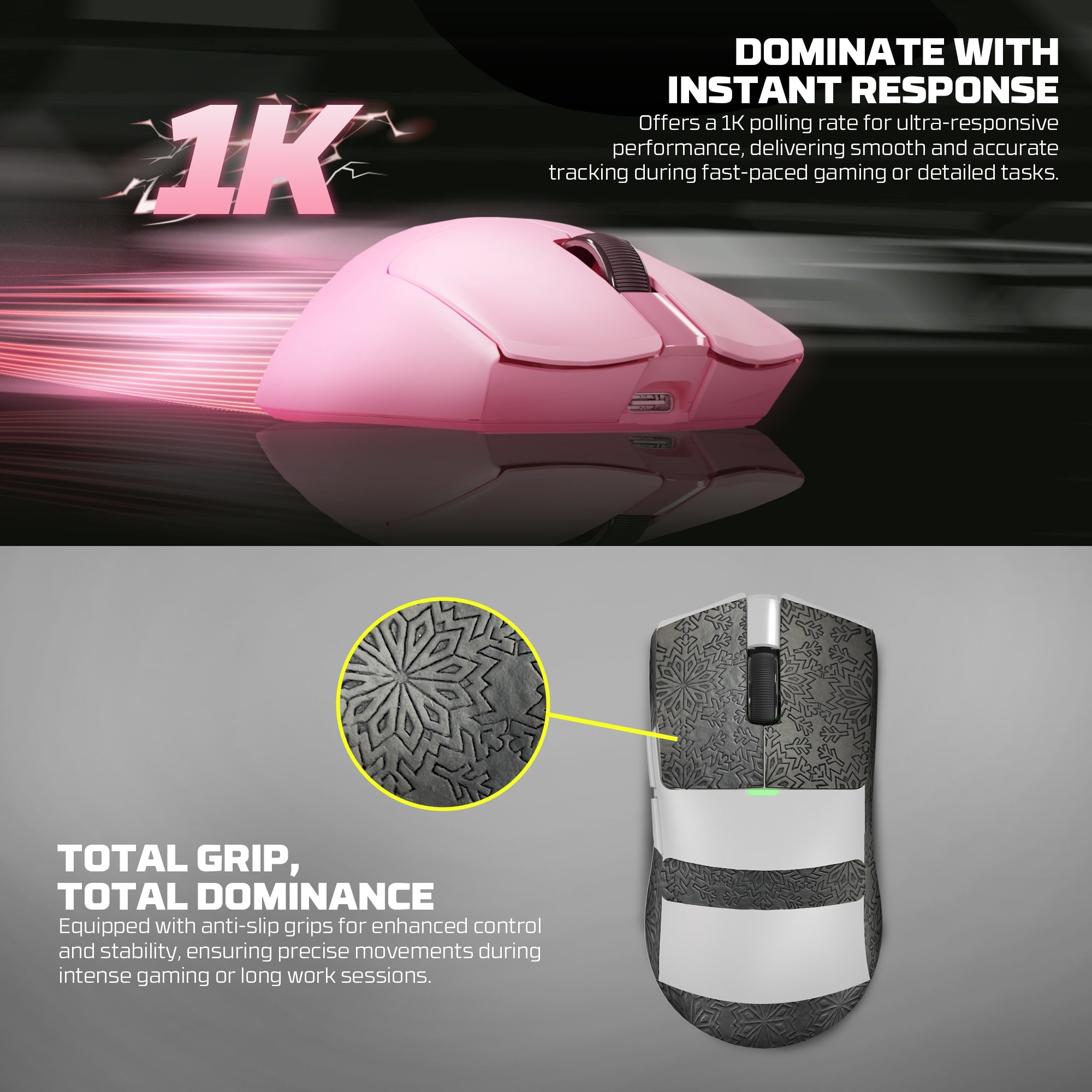Jual Fantech TANTO E WG13E Mouse Gaming Wireless Rechargeable PIXART ...