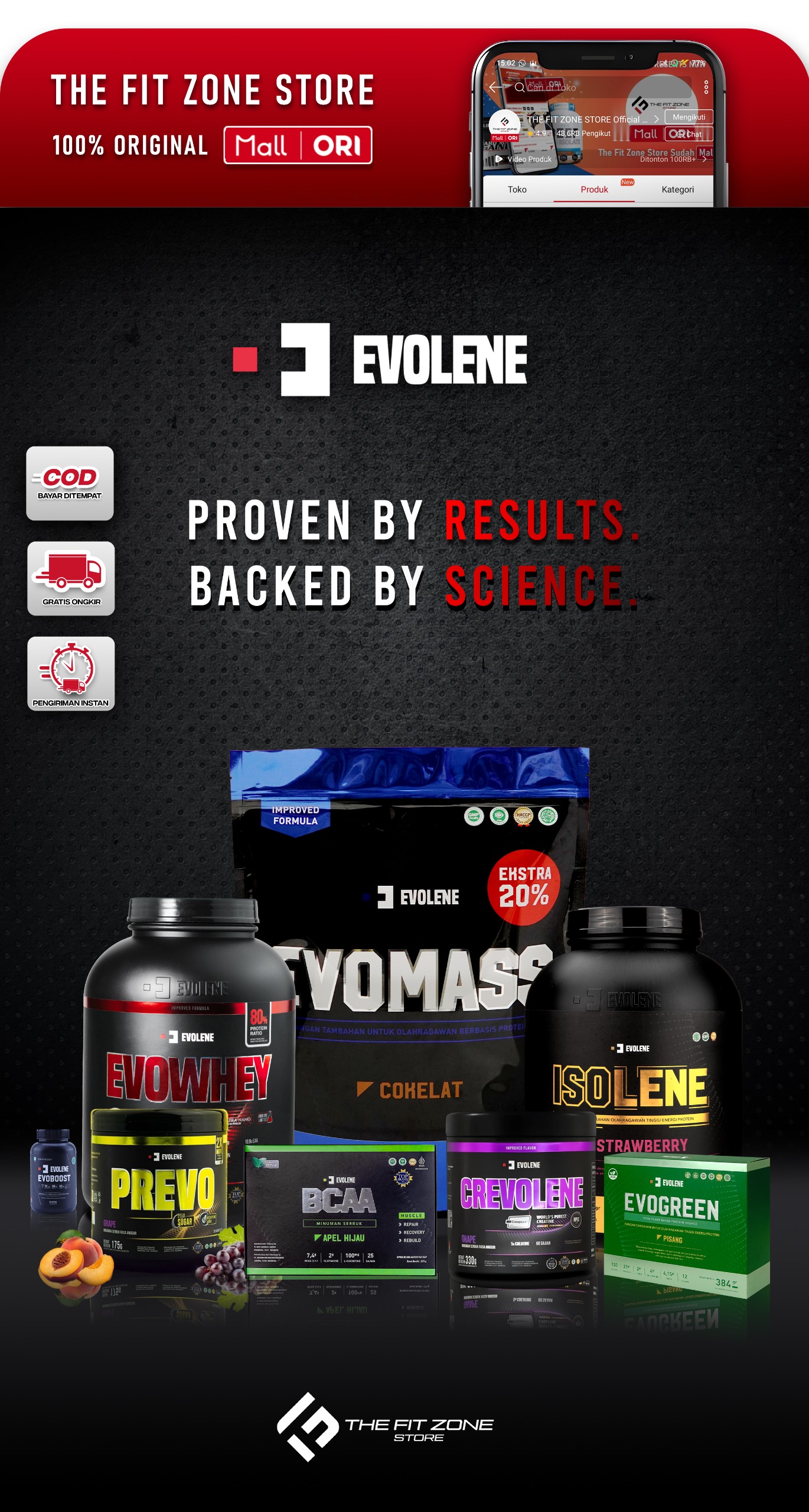 Jual EVOLENE Evobar 1 Serving ( 1 Sachet) Snack Protein Bar | Shopee ...