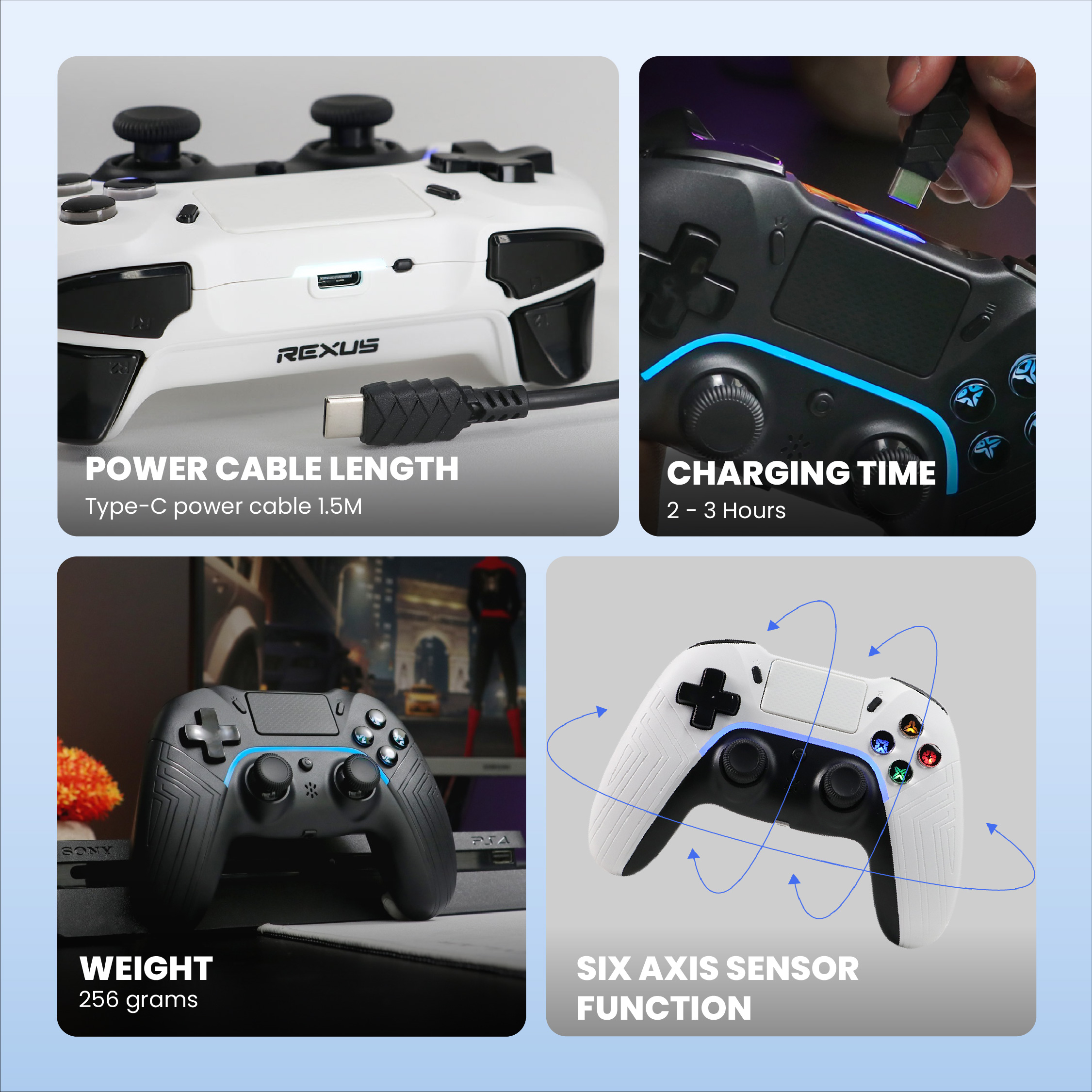 Jual Rexus Gamepad Bluetooth Gladius GX300 | Shopee Indonesia