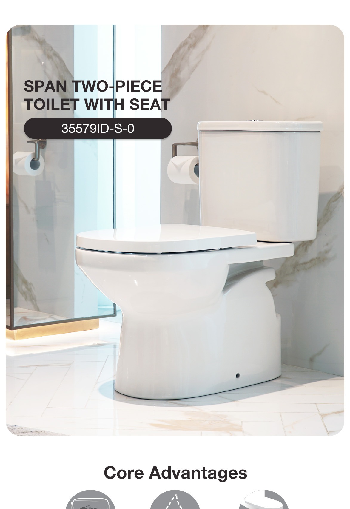 Jual KOHLER Span Kloset Duduk Toilet 2PC 220mm Class Five Tutup Kloset ...